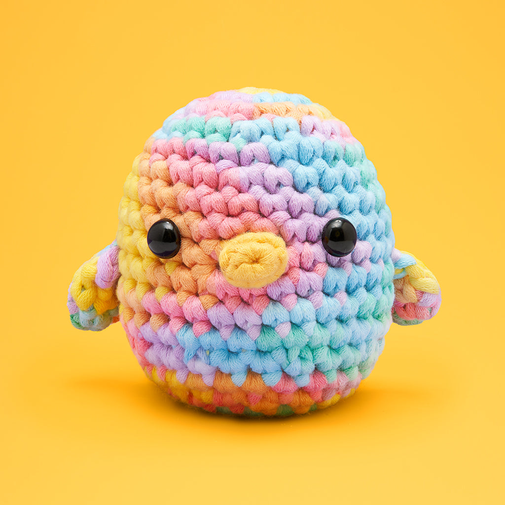 Pastel Chick Crochet Kit for Beginners | The Woobles