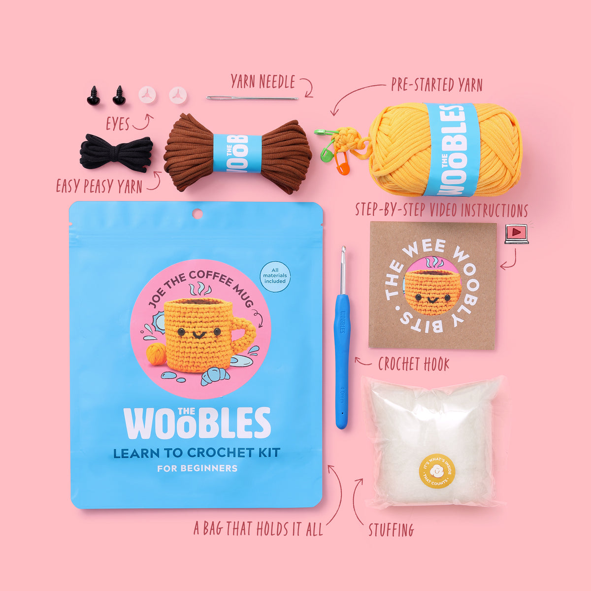 Wake Up and Smell the Crochet Bundle | The Woobles