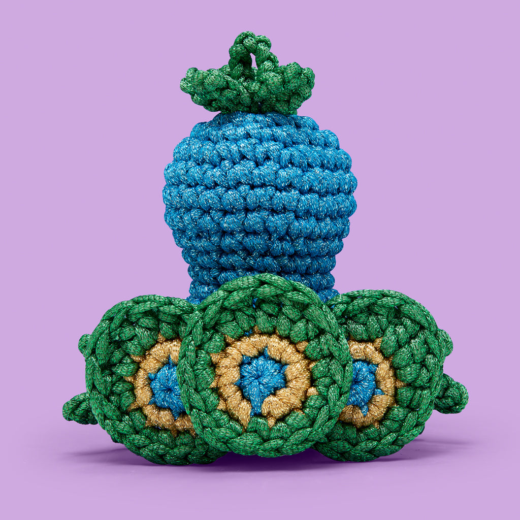 Reginald the Peacock Crochet Kit | The Woobles