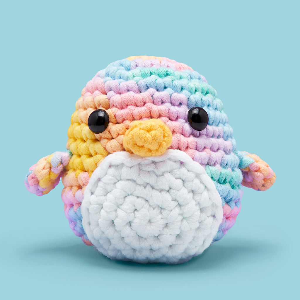 Pastel Penguin Crochet Kit | The Woobles