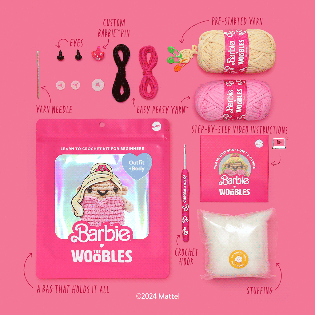 Barbie™ Crochet Kit – The Woobles