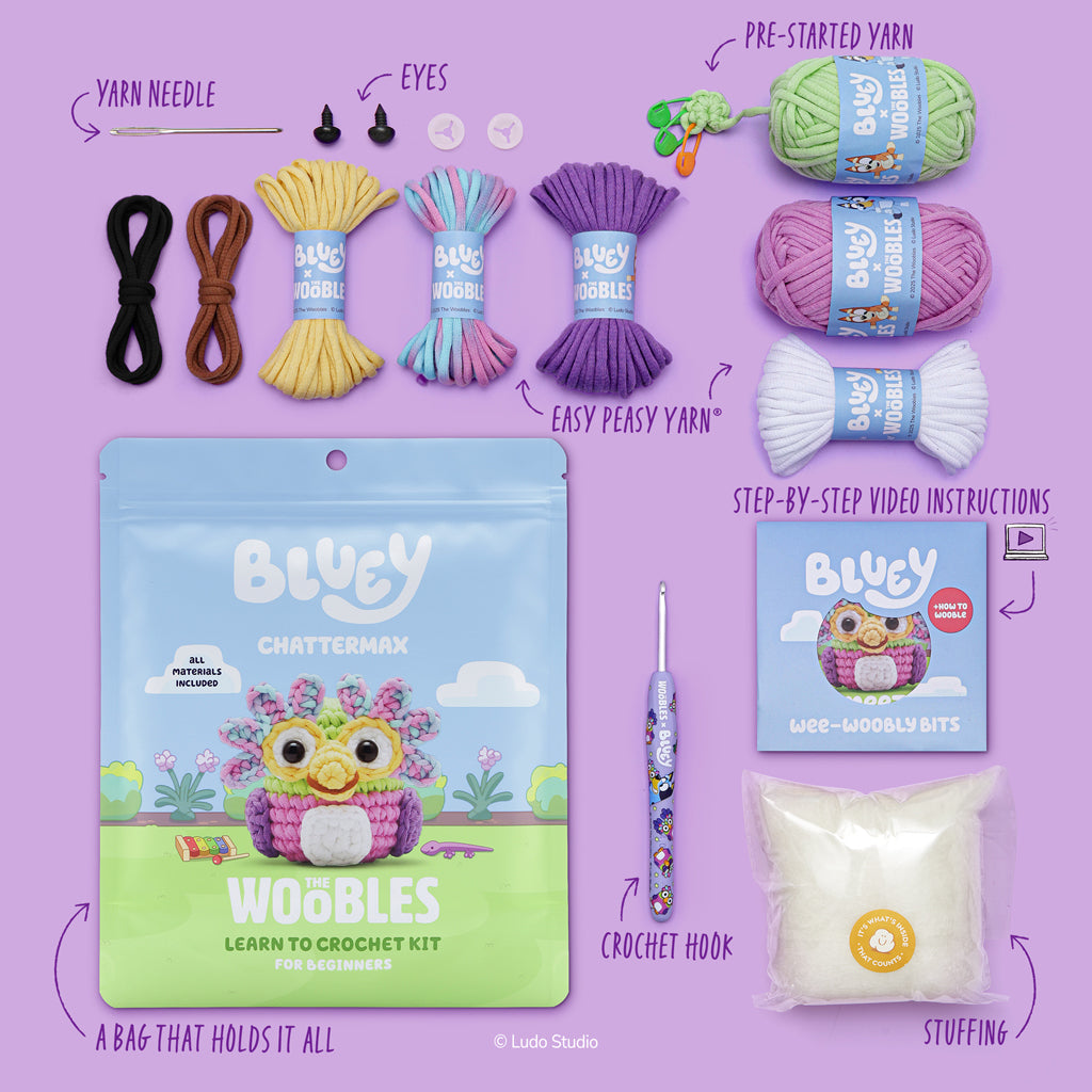 Chattermax Crochet Kit | The Woobles