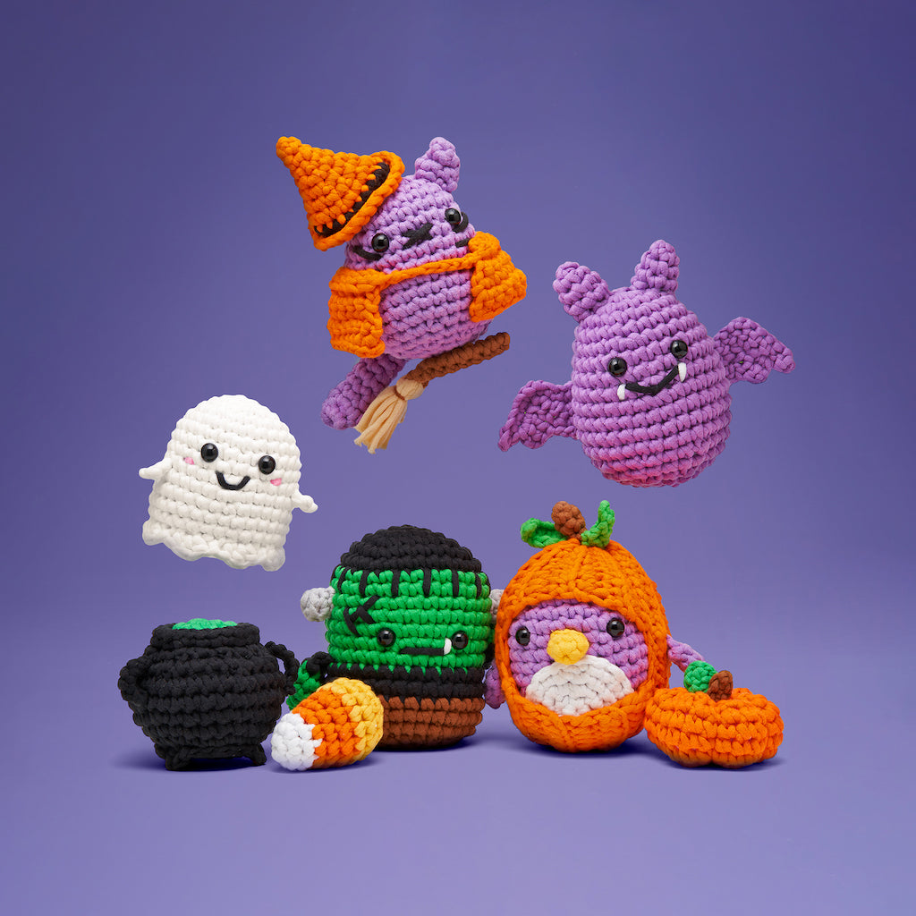 All Woobles’ Eve Crochet Bundle: Halloween Crochet Kits | The Woobles