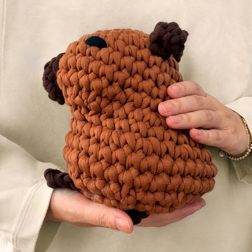 Hugh the Capybara Extra Squeezy Crochet Kit | The Woobles