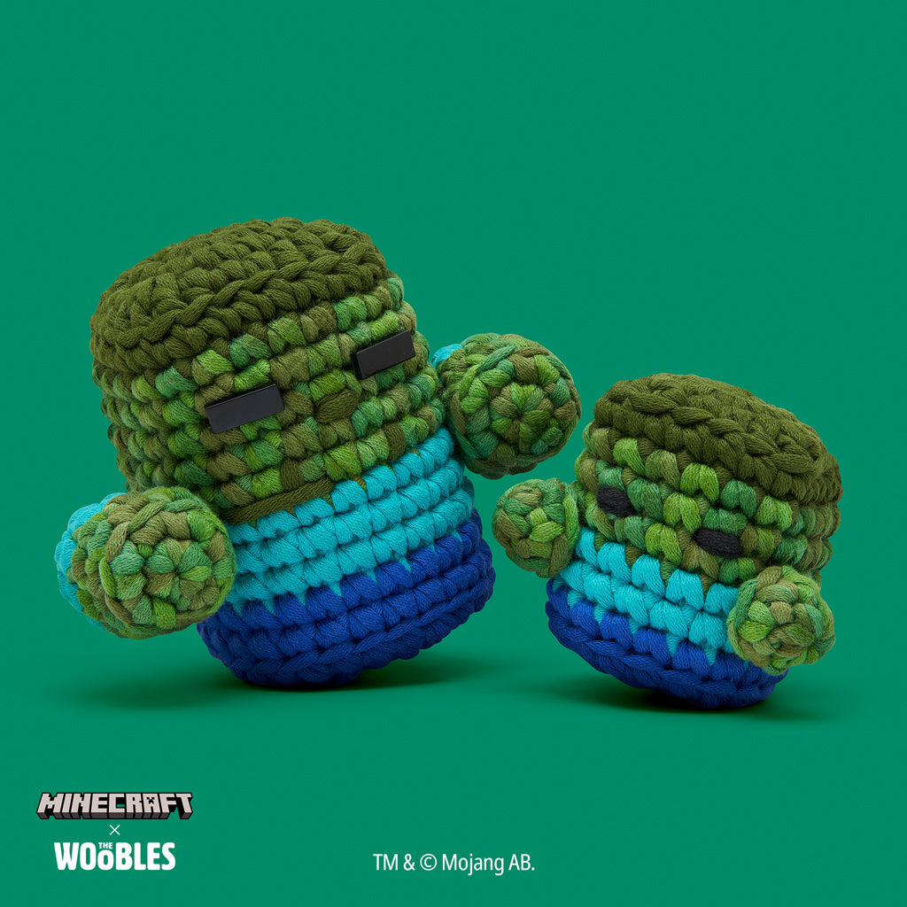 Tiny Minecraft Baby Zombie Kit | The Woobles