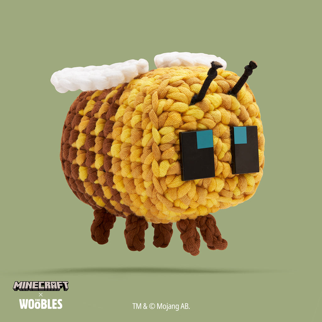 Minecraft Bee Crochet Kit for Beginners | The Woobles