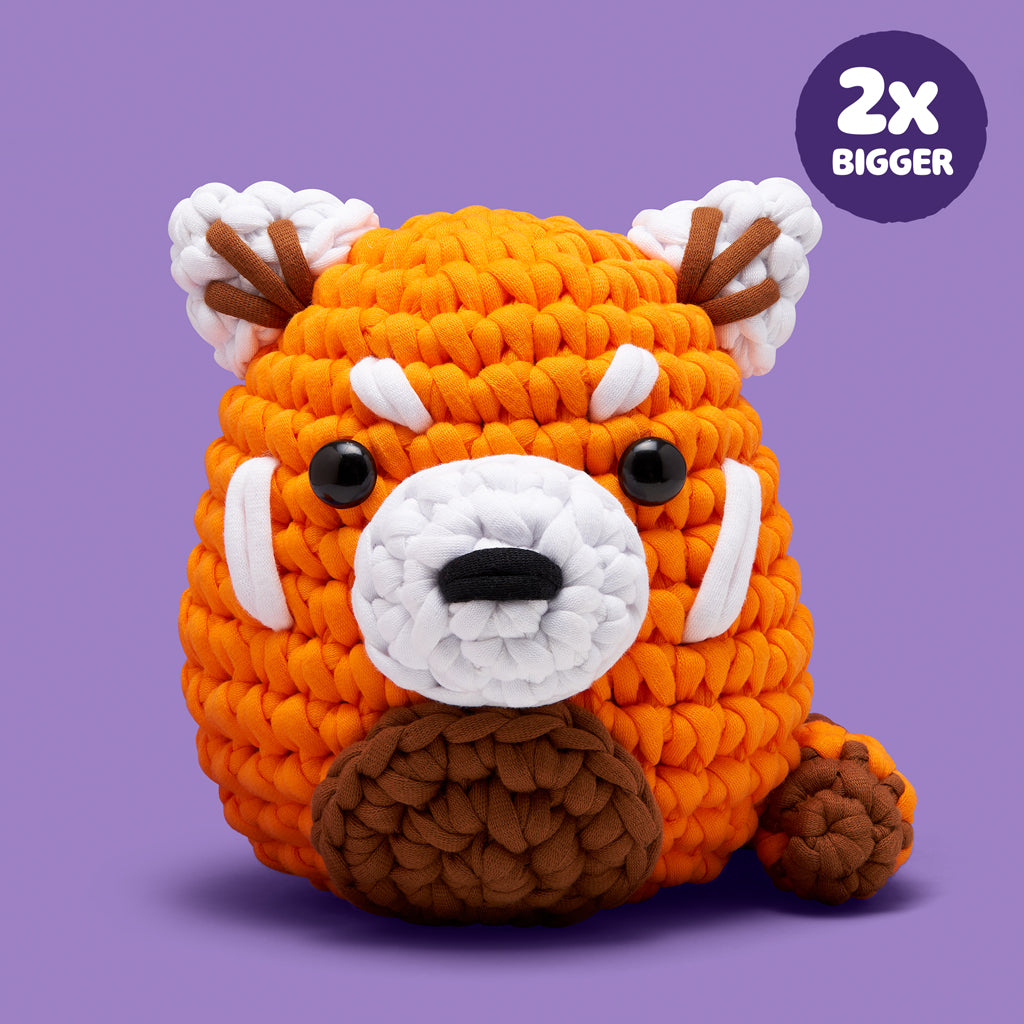 Soli the Red Panda Extra Squeezy Crochet Kit – The Woobles