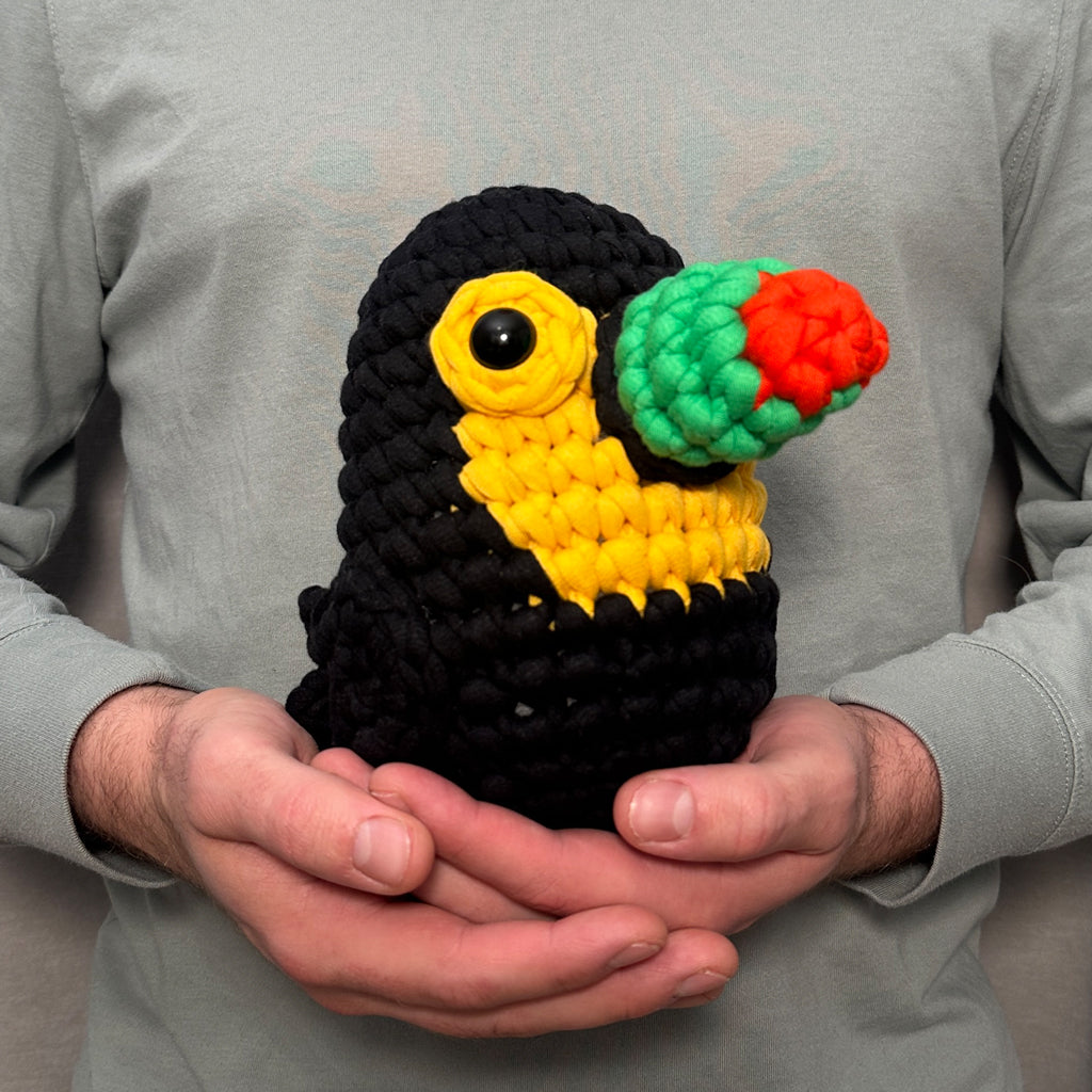 Mango the Toucan Extra Squeezy Crochet Kit – The Woobles