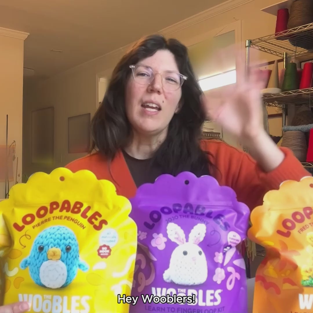 Pierre the Penguin Loopables Kit | The Woobles